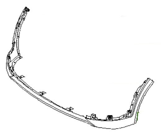 86512D7100 Spoiler Zderzaka Przód Hyundai Tucson Oryginalna Część ...