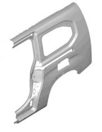 9827672680 Błotnik Tył Lewy OE PSA Peugeot Rifter Oryginalna Część ...