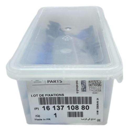 1613710880 Zestaw Montażowy Spinek Zderzaka Przód OE PSA Citroen C4 ...